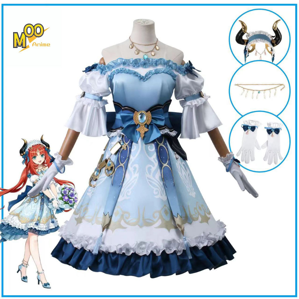 Jual Genshin Impact Cosplay Costume Nilou Cosplay Daily Clothing