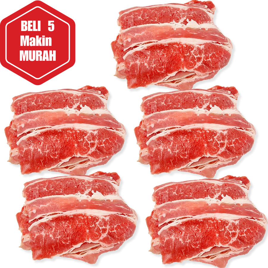 Jual Daging Sapi Lapis US Sliced Beef / US Shortplate Beef Slice 250gr ...
