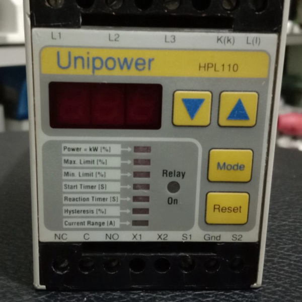Jual Power Load Monitor UNIPOWER HPL110 overload underload dual limit ...