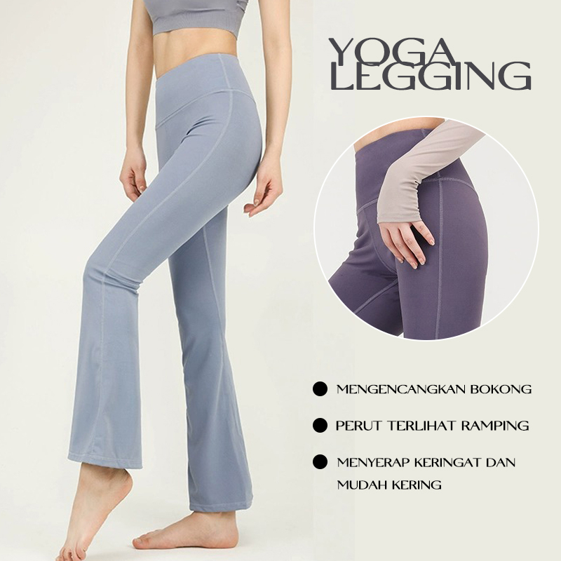 Jual DIQIAN-Leging Celana Cutbray Wanita Yoga Gym /Celana Olahraga ...