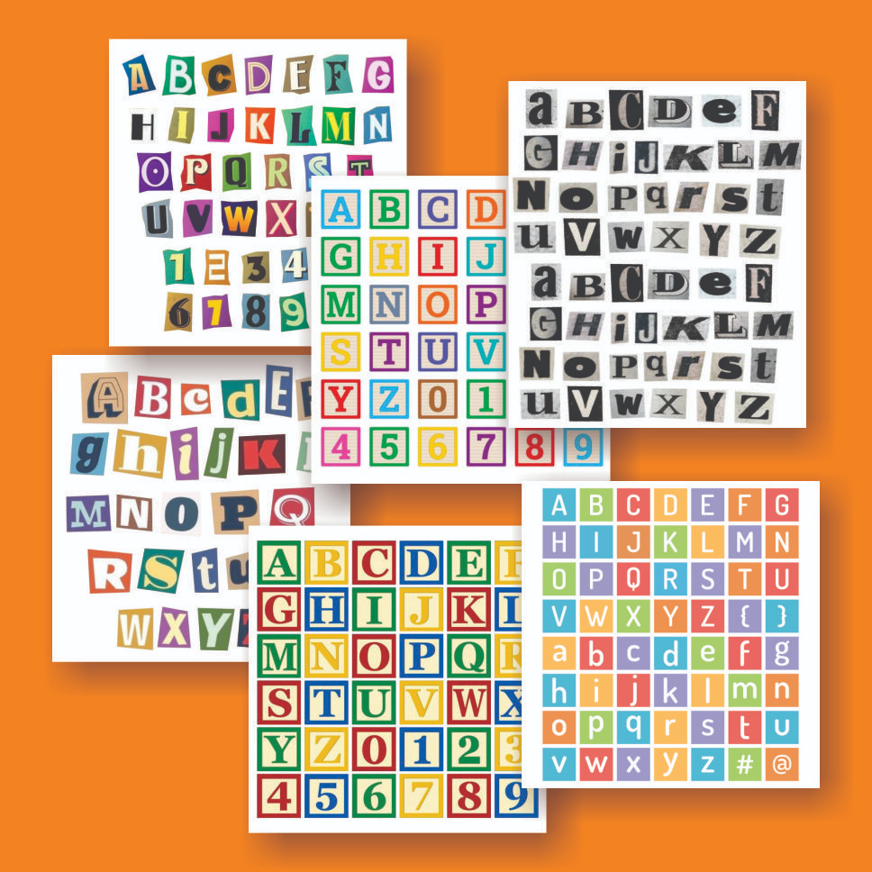 Jual Stiker Huruf Alphabeth (DIY potong sendiri) | Shopee Indonesia