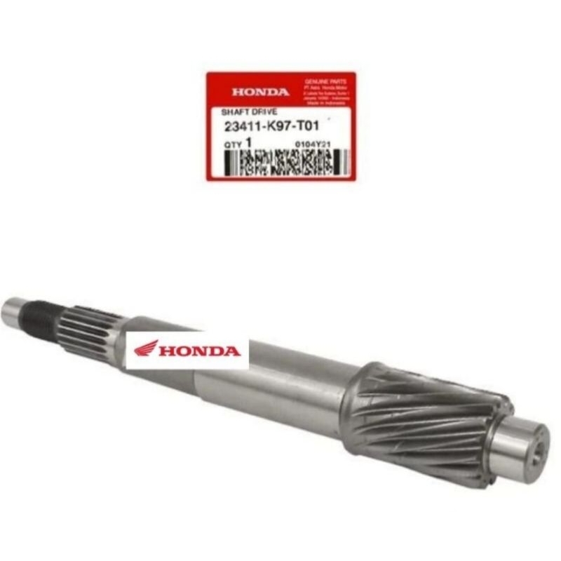 Jual 23411-K97-T01 Shaft drive as pulley pcx 150 adv 150 15T ori honda ...