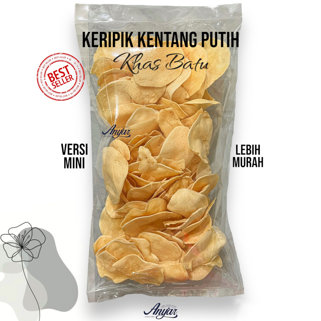 Jual Keripik Kentang Putih Mini Khas Batu | Shopee Indonesia