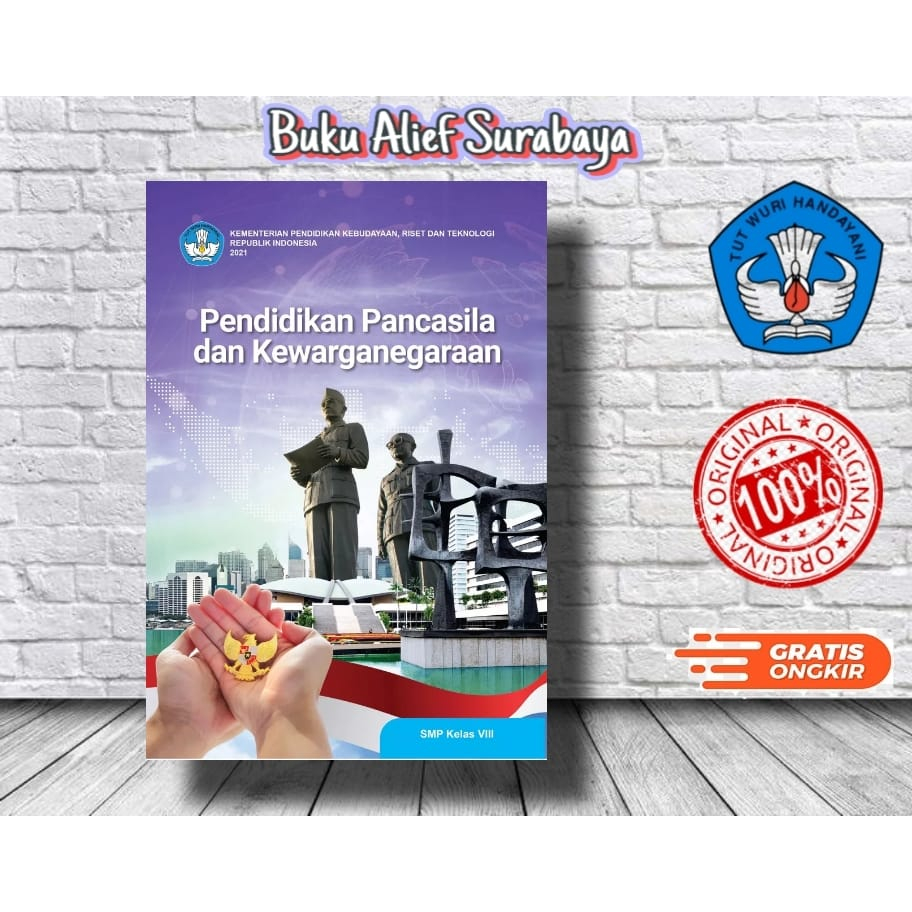 Jual Buku Paket Siswa Pendidikan Pancasila dan Kewarganegaraan SMP Kelas 8 Kurikulum Merdeka ...