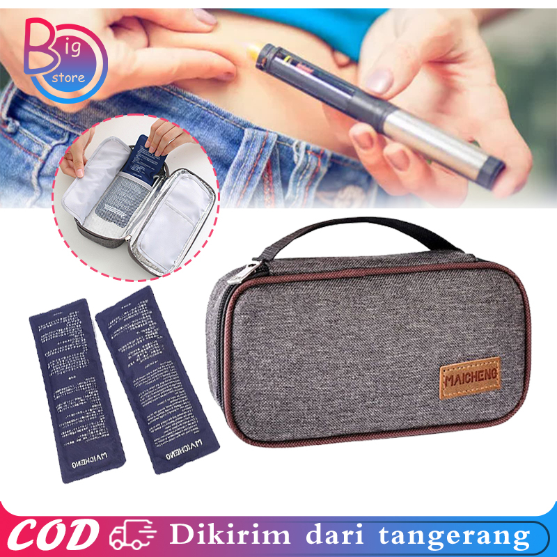 Jual Insulin Cooler Bag Portable Tas Insulin Bag Tempat Insulin Tas Pendingin Perjalanan ...