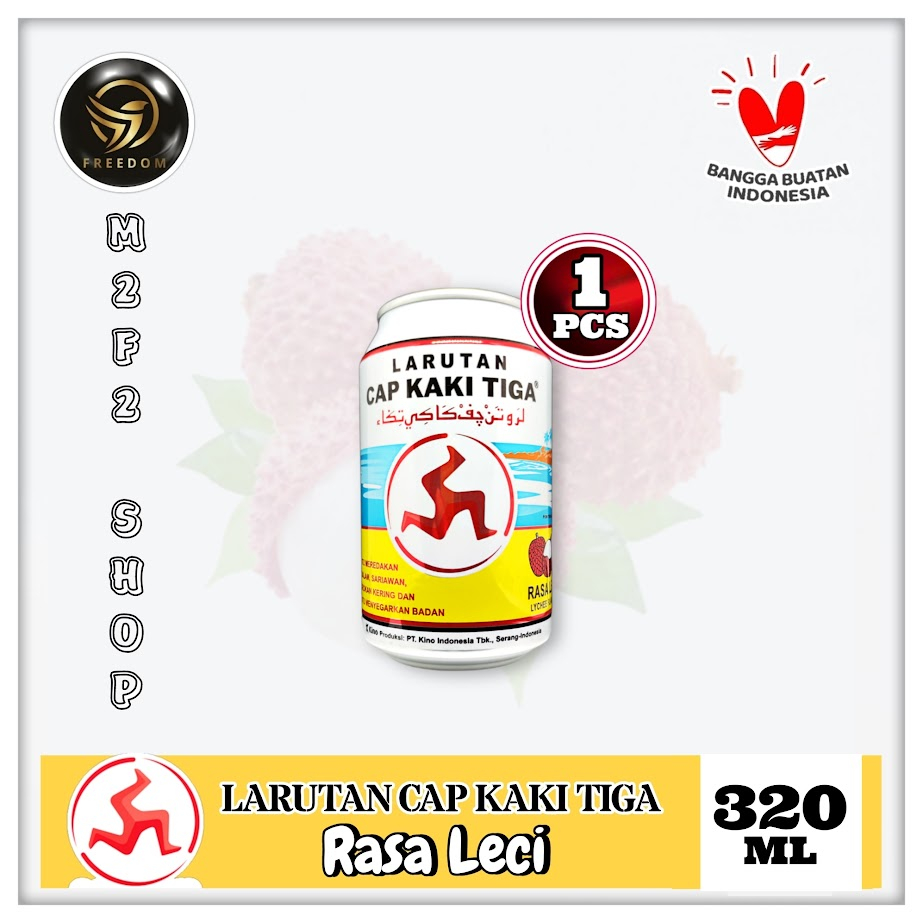 Jual Larutan Penyegar Cap Kaki Tiga Kaleng Leci | Lychee - 320 ml (Kemasan Satuan) | Shopee ...