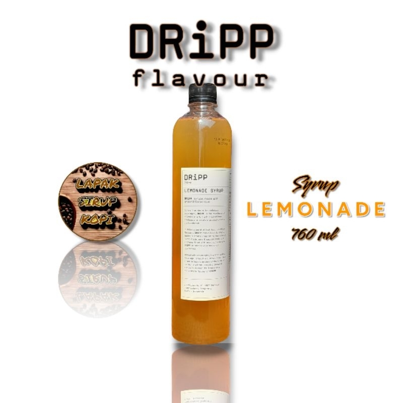 Jual Dripp - Lemonade syrup 760ml - sirup minuman rasa lemon | Shopee ...