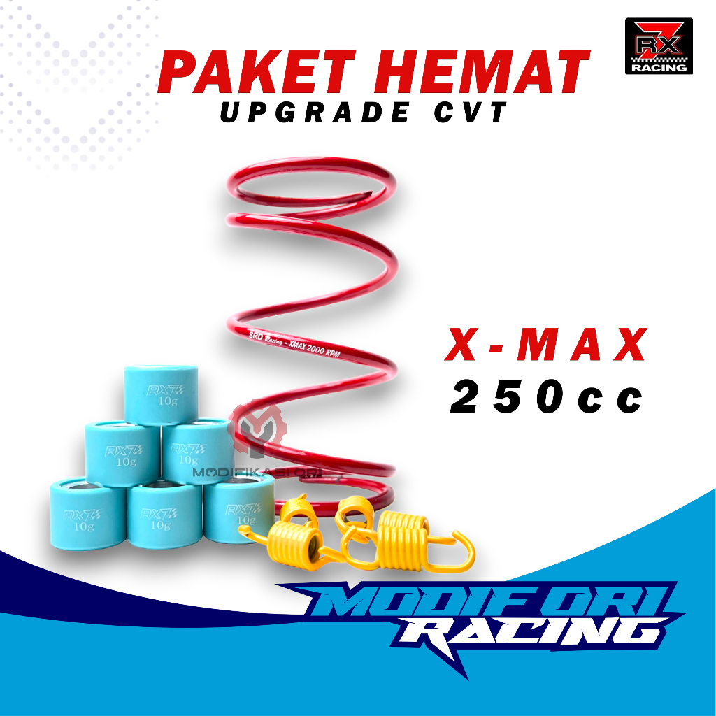 Jual PER CVT XMAX 250 CC PER KOPLING X MAX YAMAHA RACING 2000 RPM ...