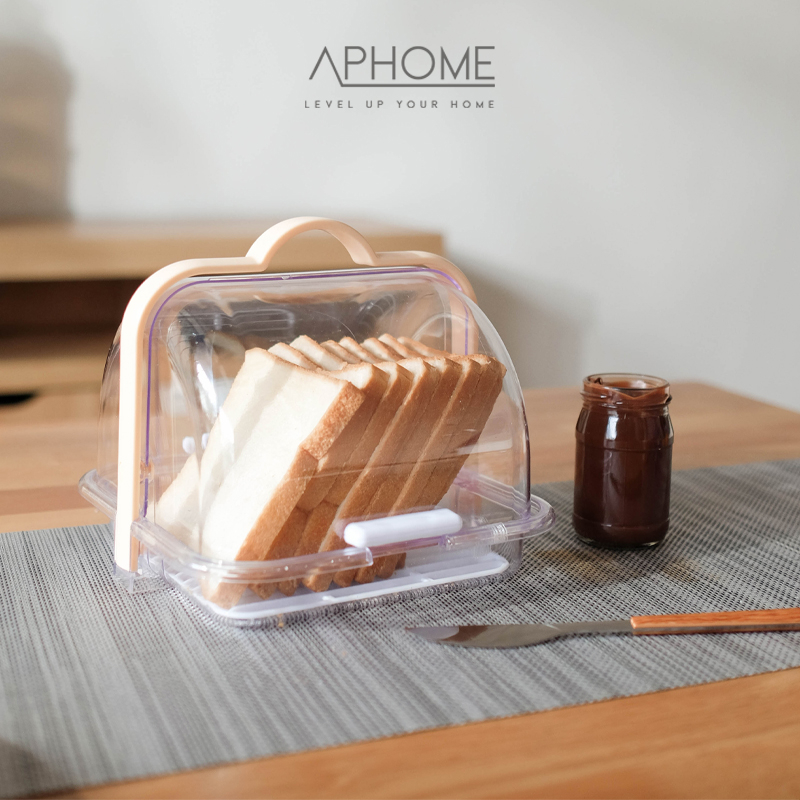 Jual APHOME Kotak Roti dan Kue Tempat Penyimpanan Roti Wadah Saji ...