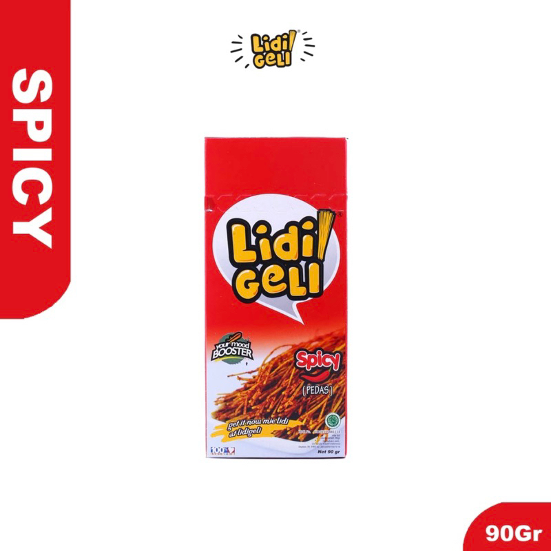 Jual Mie Lidi Geli BBQ / Seaweed / Spicy 50 gr / Cheese / Sweet Corn ...