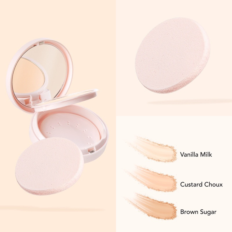 Jual Sea Makeup Acne Cover & Smooth Two Way Cake Pressed Powder and ...