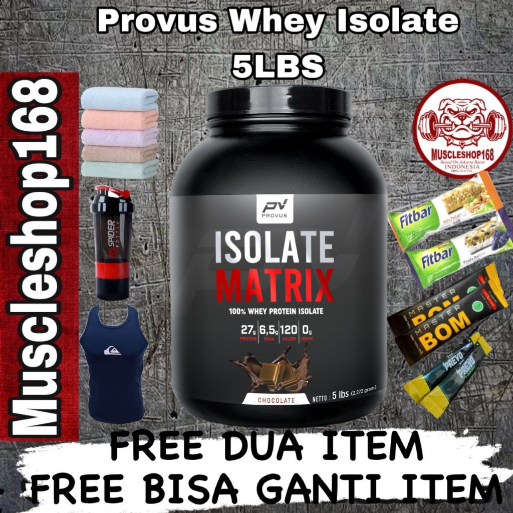 Jual Provus Isolate Matrix 5 lbs 71 serving 100% Whey Isolate Protein ...