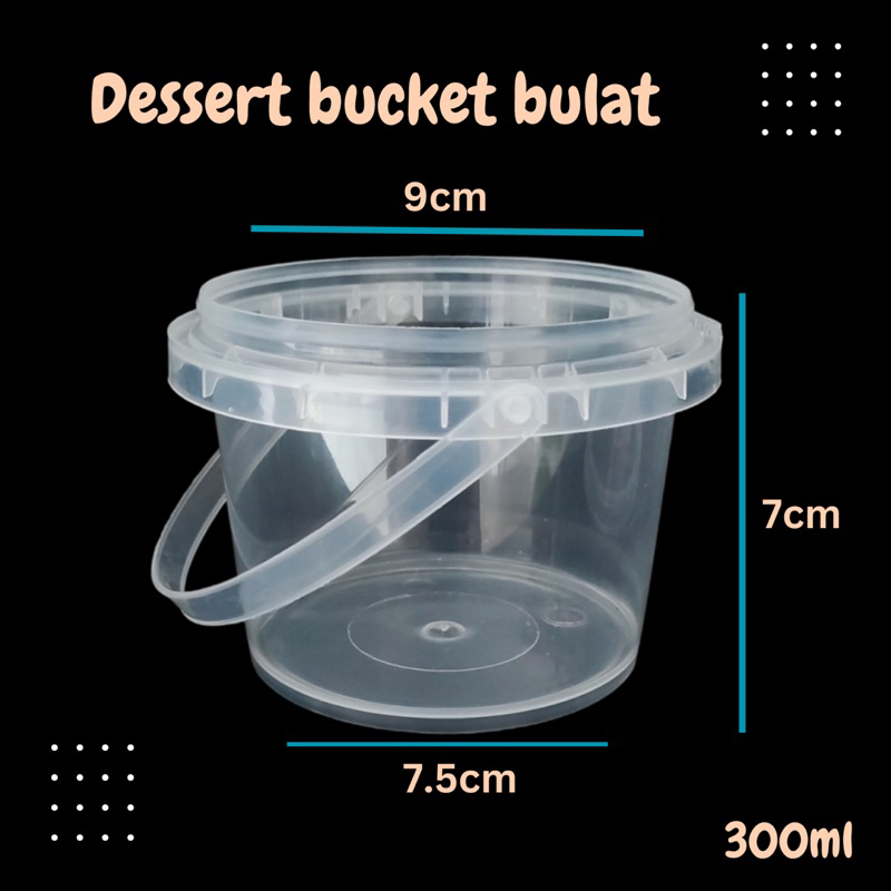 Jual Ember Dessert Bucket Bulat (isi 10pcs) | Shopee Indonesia