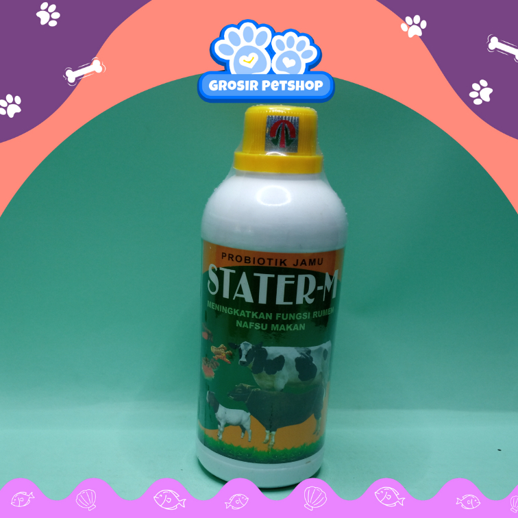 Jual STATER - M SAPI 500ML - VITAMIN SYRUP Meningkatkan Fungsi Rumen ...