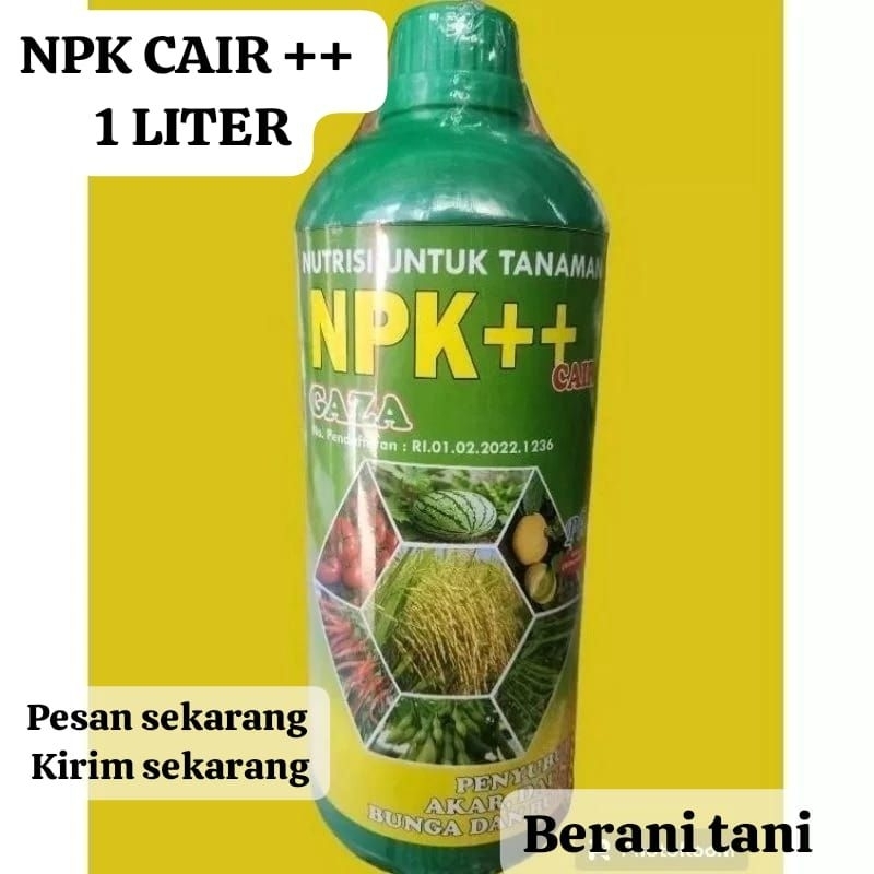 Jual pupuk daun NPK plus plus penyubur akar daun buah. 1lt | Shopee Indonesia