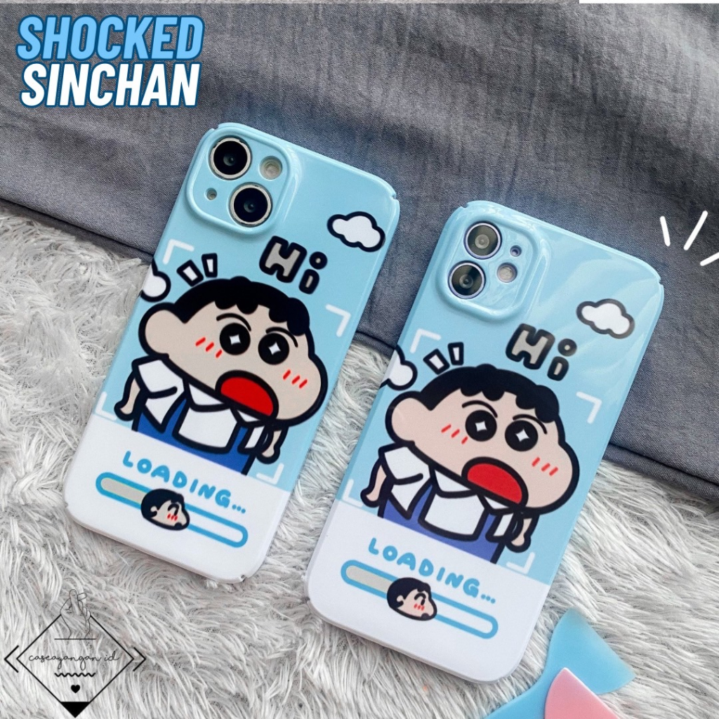Jual Shocked Sinchan Case For IPHONE X XS XR 11 12 13 14 PLUS PRO MAX ...