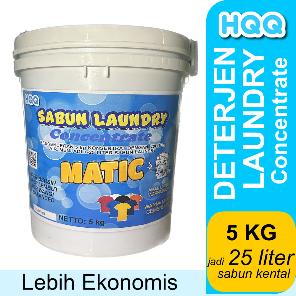 Jual HQQ SABUN LAUNDRY KONSENTRAT 5 kg MENJADI DETERJEN LAUNDRY 25~50 ...