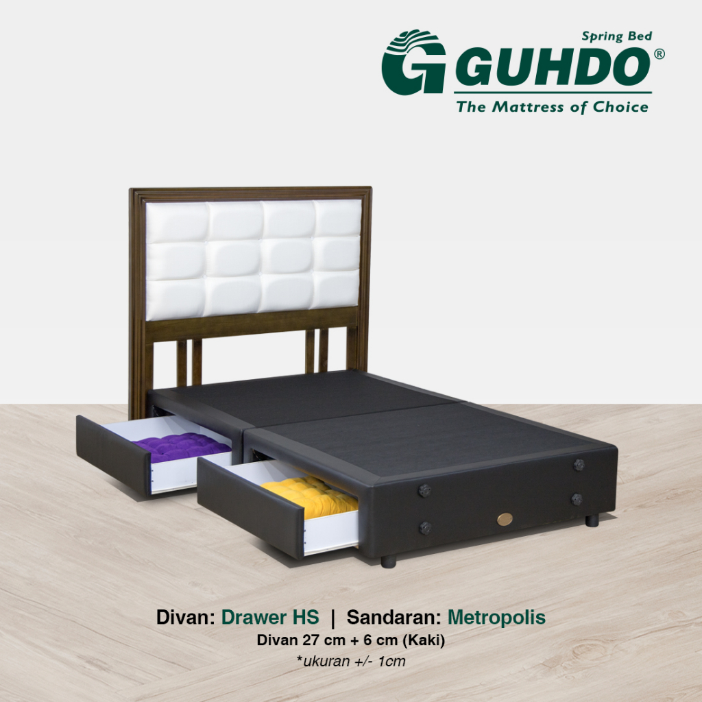 Jual GUHDO DIVAN DRAWER SPLIT , HEADBOARD UKURAN 160x200 TANPA KASUR | Shopee Indonesia