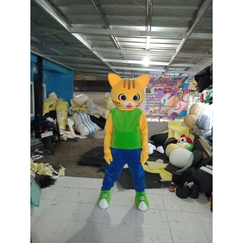 Jual kostum badut kucing kumplit termurah | Shopee Indonesia