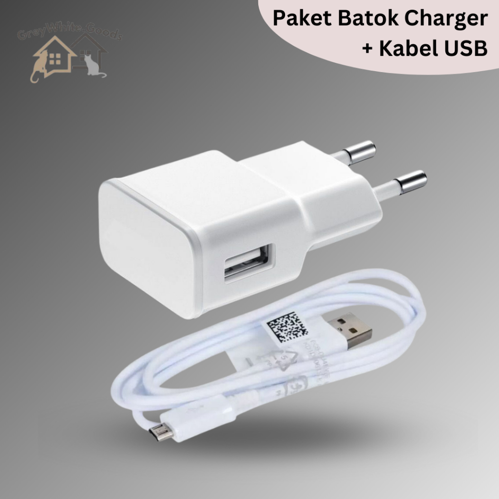 Jual Paket USB & Kepala Charger Batok 10W Fast Charging | Shopee Indonesia