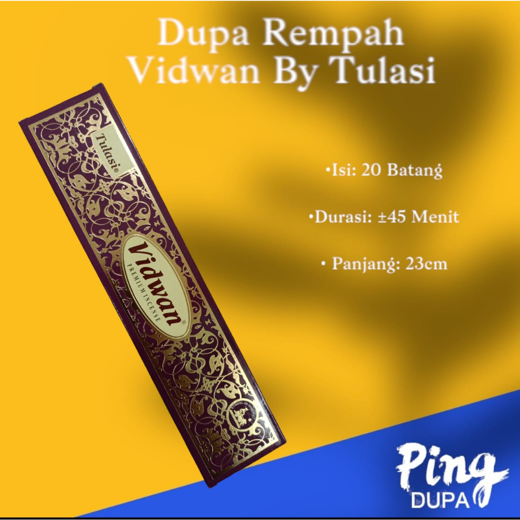 Jual Dupa Rempah Vidwan Exclusive By Tulasi India | Shopee Indonesia