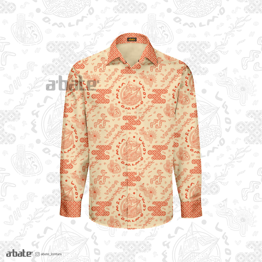 Jual Kemeja Batik Motif Lontara - 4 Etnis (Kain Dobby) | Shopee Indonesia