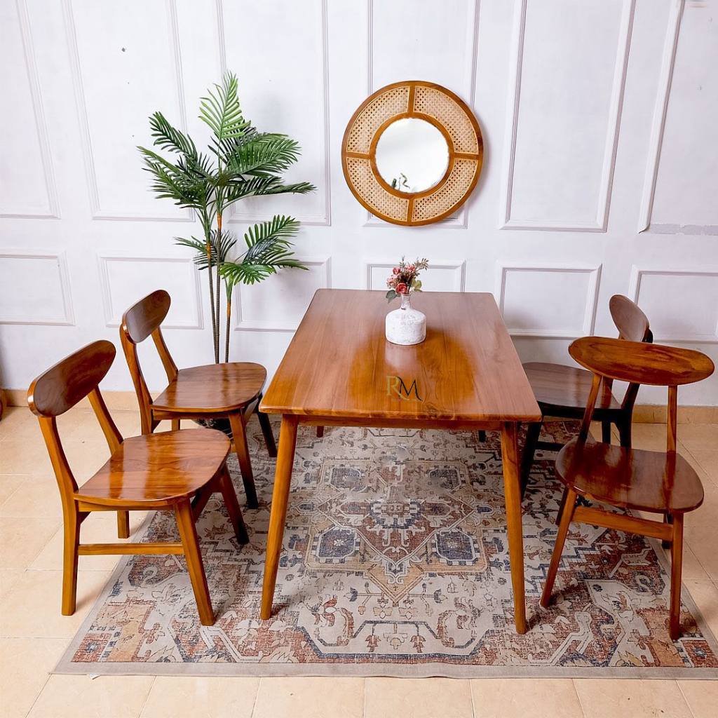 Jual Set Meja Makan Ropan Kursi Makan Ropan Jati Kursi Makan Ropan ...