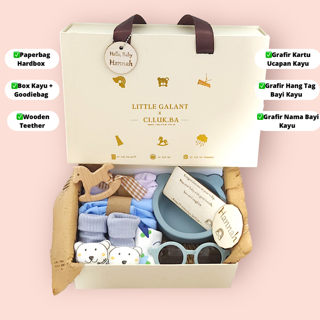 Jual Hampers Baby Exclusive Gift Set Hadiah Kado Bayi Newborn Laki Laki ...