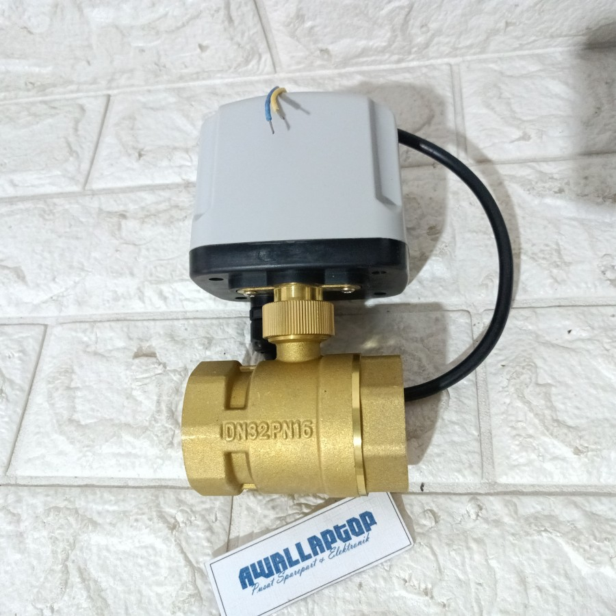 Jual ball valve dn 32 220v DN32 1.5inch 1.5 inch motorized ball valve ...