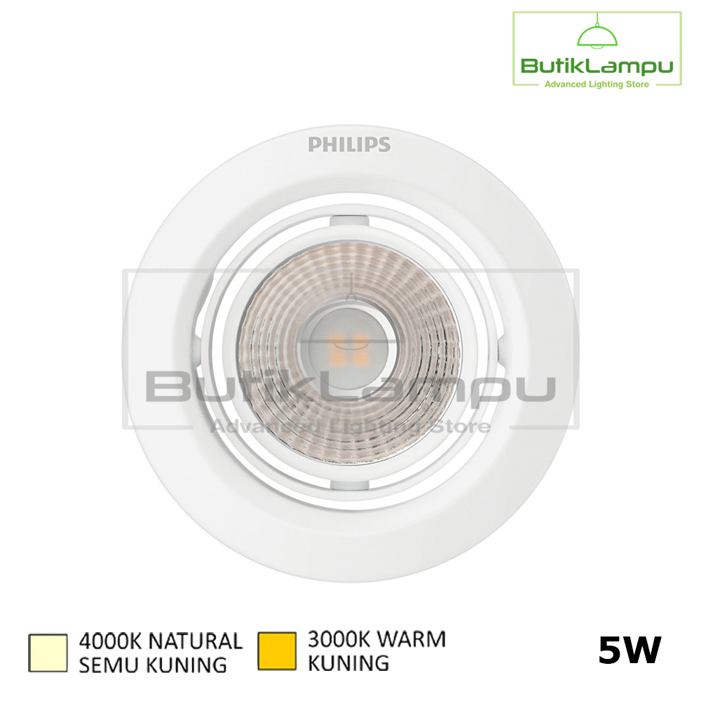Jual Lampu Downlight LED Philips Recessed Spot Light 59774 Pomeron 5 ...