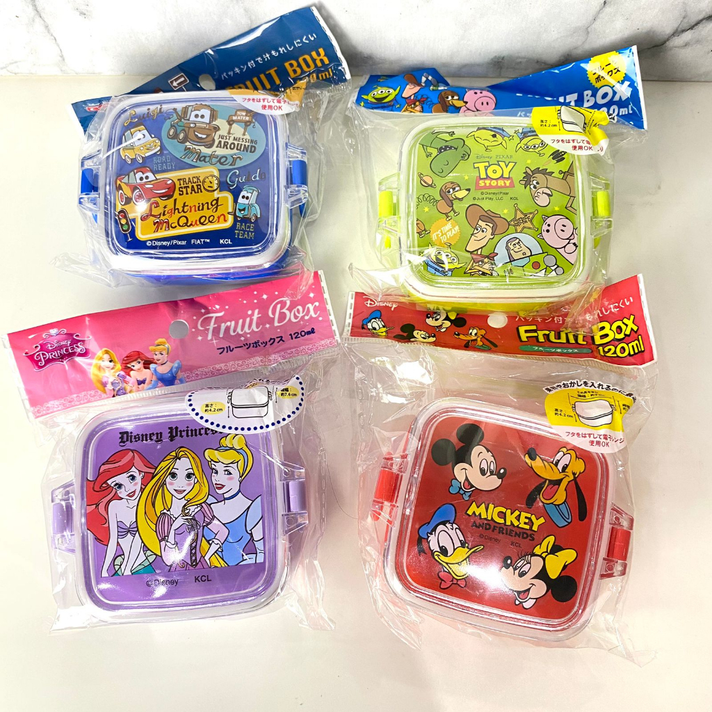Jual Snack Fruit Box Disney Wadah Buah Tempat Cemilan 120ml | Shopee ...