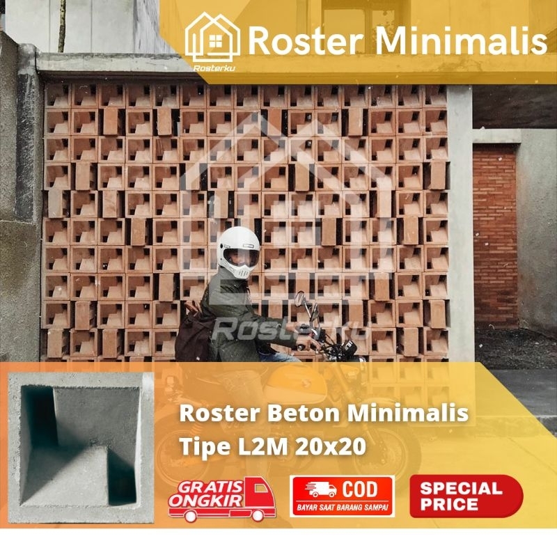 Jual Roster Beton Minimalis Tipe L2M | Shopee Indonesia