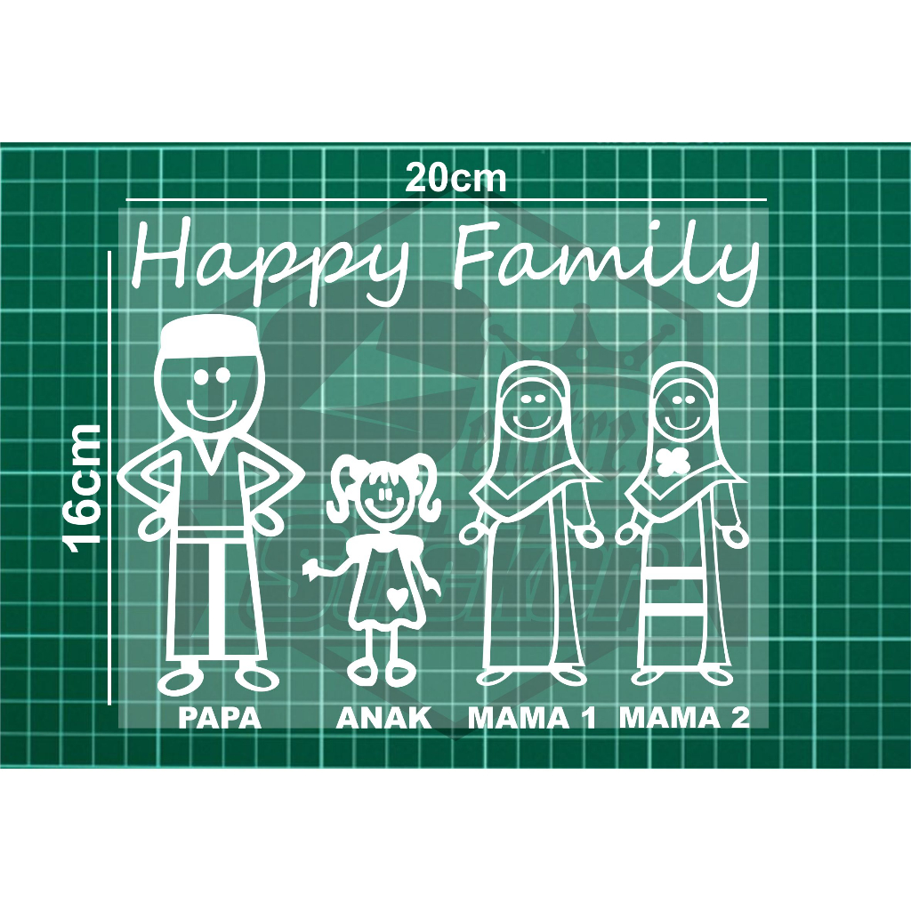 Jual stiker happy family | Shopee Indonesia