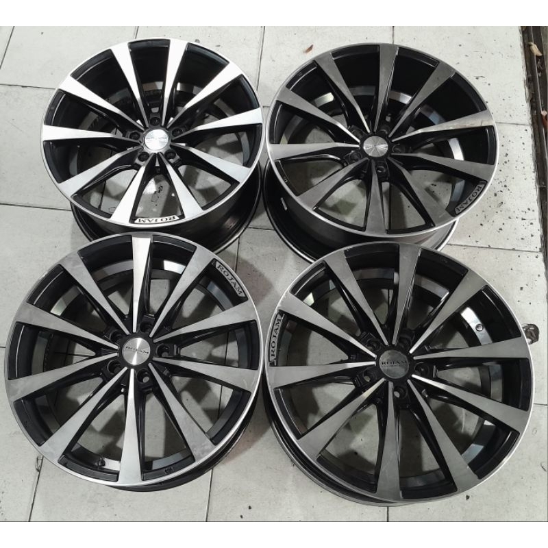 Jual Velg Variasi Pelek Mobil Racing Rojam Ring 20x8,5/9,5 Pcd 5x114,3 ...