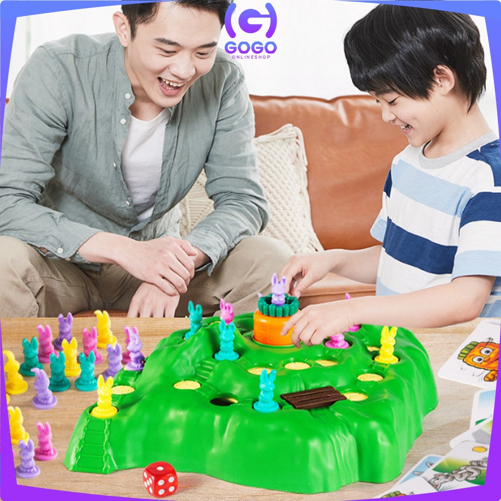 Jual GOGO-M346 Mainan Edukasi Board Game Kelinci Hop Anak Rabbit Trap ...