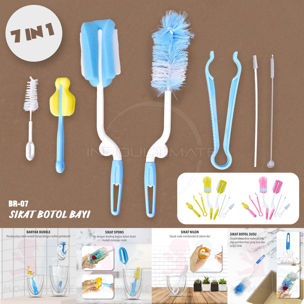 Jual Sikat Botol Susu Bayi Sikat Botol Silikon Sikat Botol Minum ...