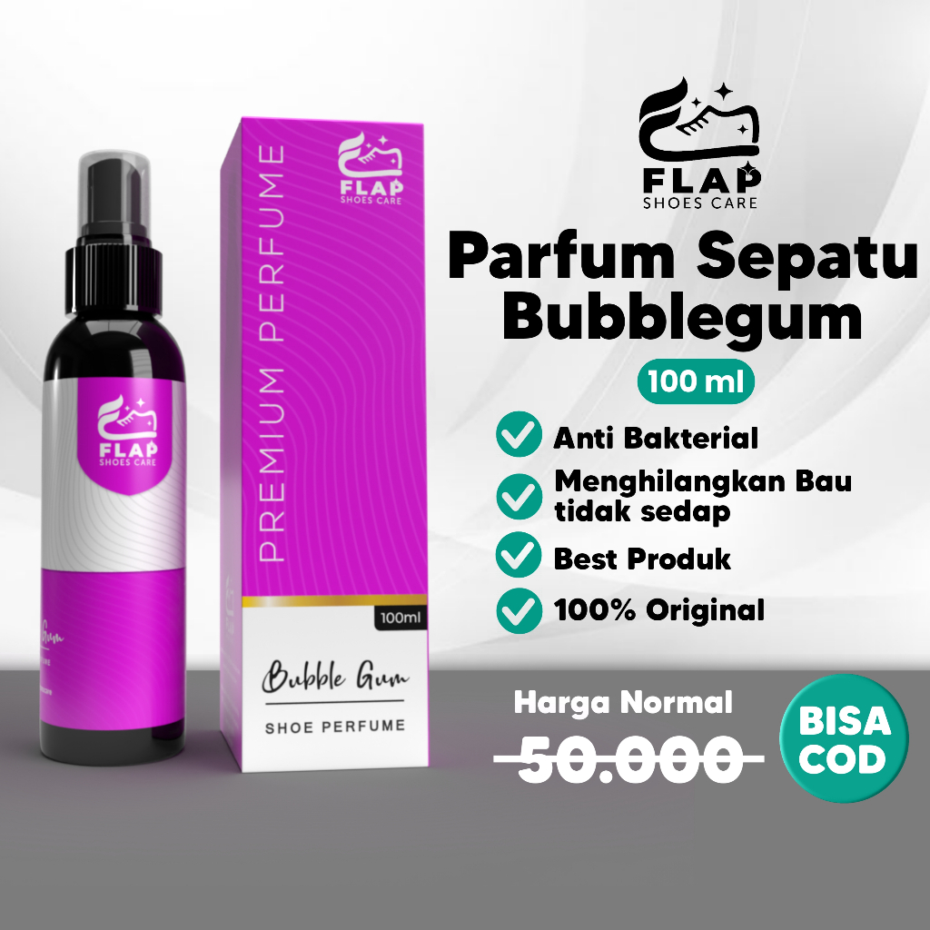 Jual Shoe Parfum Aroma Bubblegum 100 ml - Parfum Sepatu Anti Bau Dan ...