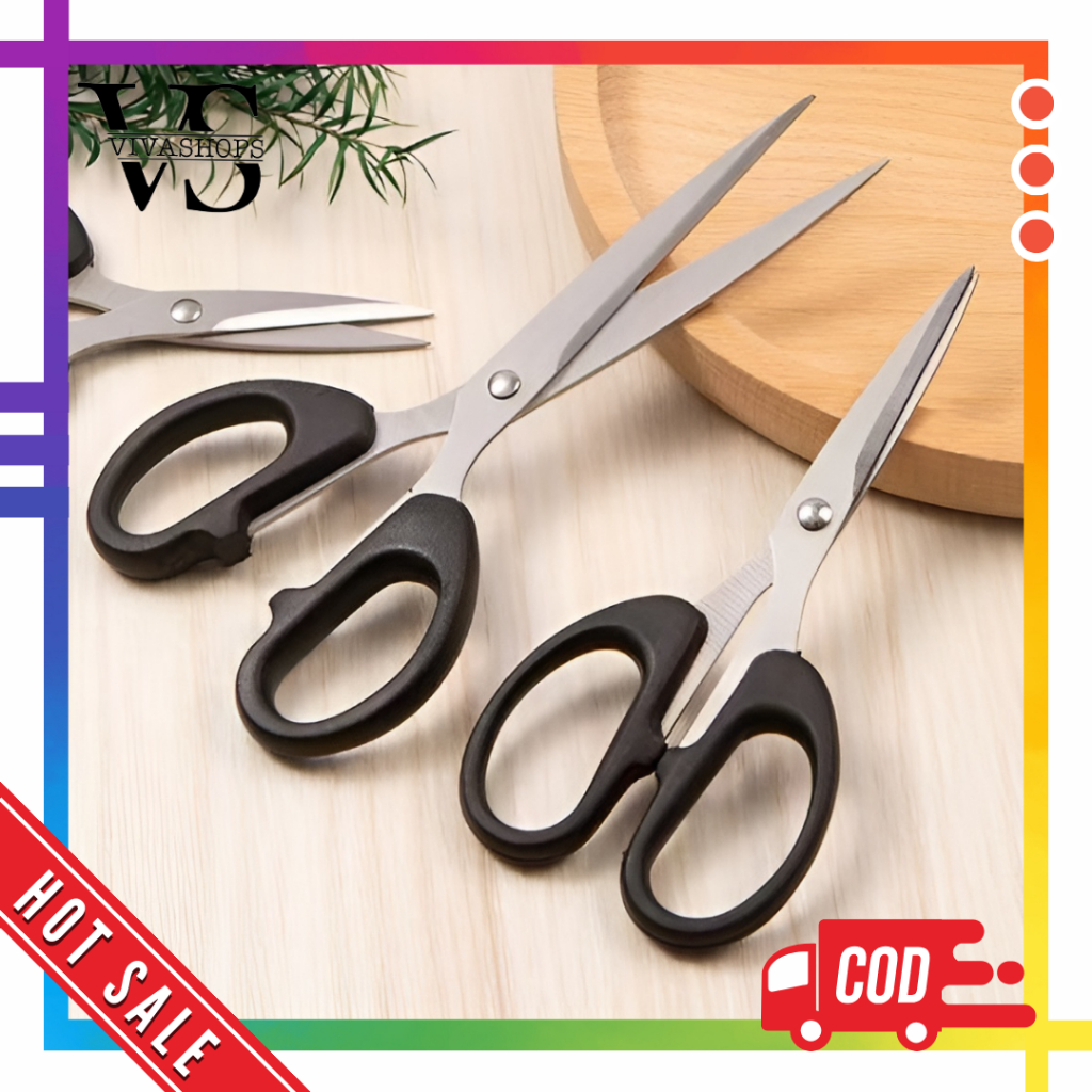 Jual Gunting Kantor Rumah Tangga Serbaguna Scissors / Alat Pemotong ...