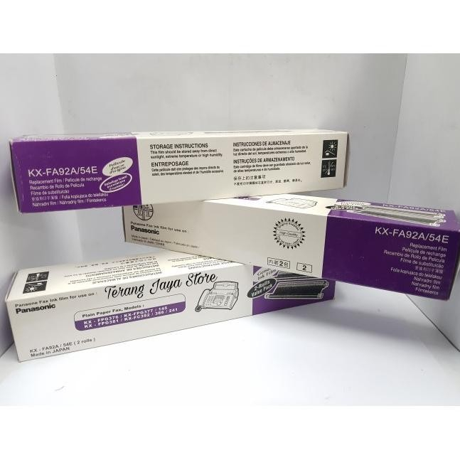 Jual Karbon Mesin Fax Panasonic KX-FA92A/KX-FA54E (2 Rolls) | Shopee ...