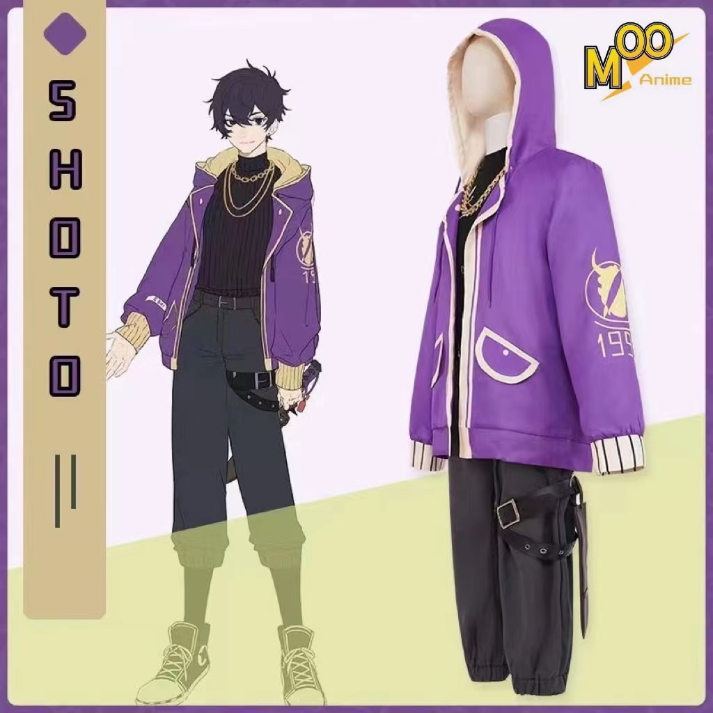 Jual NIJISANJI Vtuber Shoto Cosplay Jacket Shirt Pants Costume Set ...
