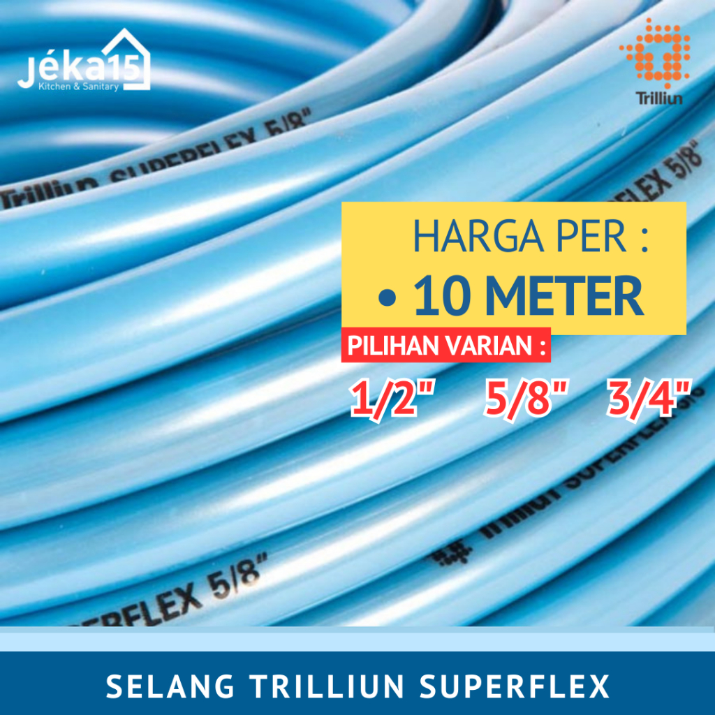 Jual TRILLIUN SUPERFLEX SELANG AIR 10 METER ELASTIS | Shopee Indonesia