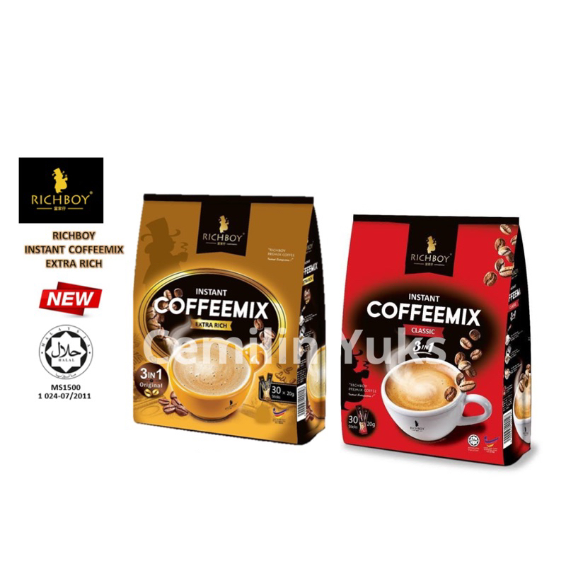 Jual Richboy Instant Coffeemix Classic 3in1 Instant Coffeemix Extra ...