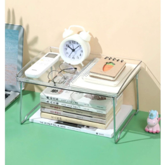 Jual Rak plastik serbaguna/rak transparan lipat/rak penyimpanan akrilik ...