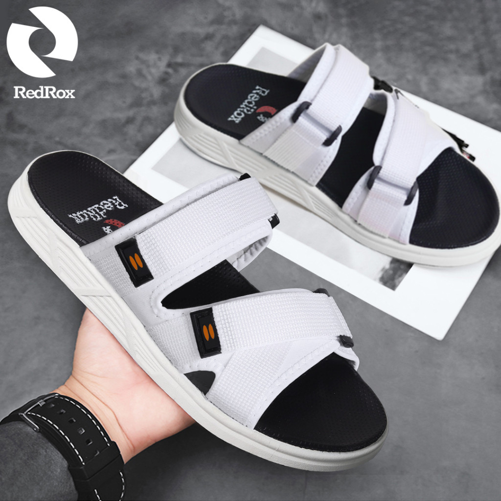 Jual Sandal Pria Casual Original 100% RedRox Sendal Slop Dewasa Selop ...