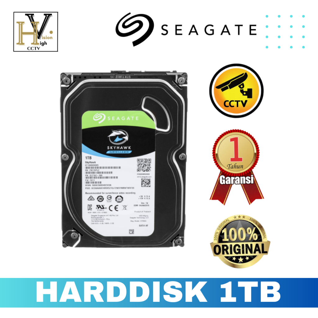 Jual HARDDISK CCTV 1TB Seagate Skyhawk | Shopee Indonesia