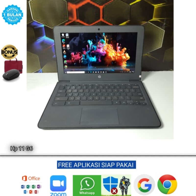 Jual Laptop Hp 11 G6 Intel Celeron Ram 4GB SSD 128GB Windows 10 ...