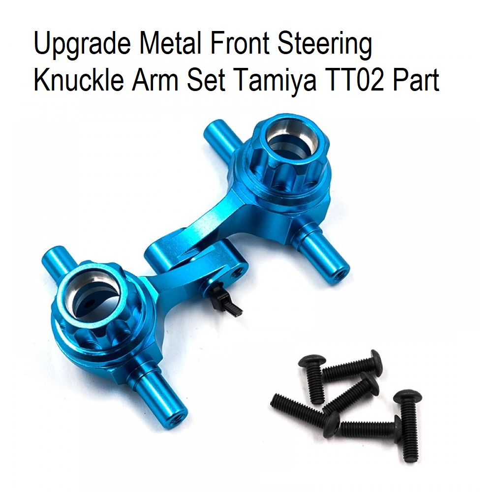 Jual Upgrade Metal Front Steering Arm Set Tamiya TT02 Part | Shopee ...