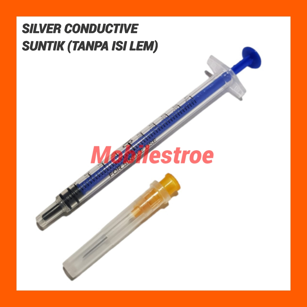 Jual SILVER CONDUCTIVE SUNTIK 1 ML (TANPA ISI LEM) | Shopee Indonesia