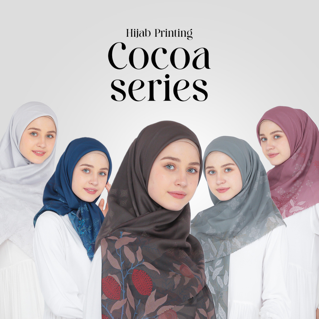 Jual Mellastore Hijab - Cocoa Series (Hijab Voal Segiempat Lasercut ...