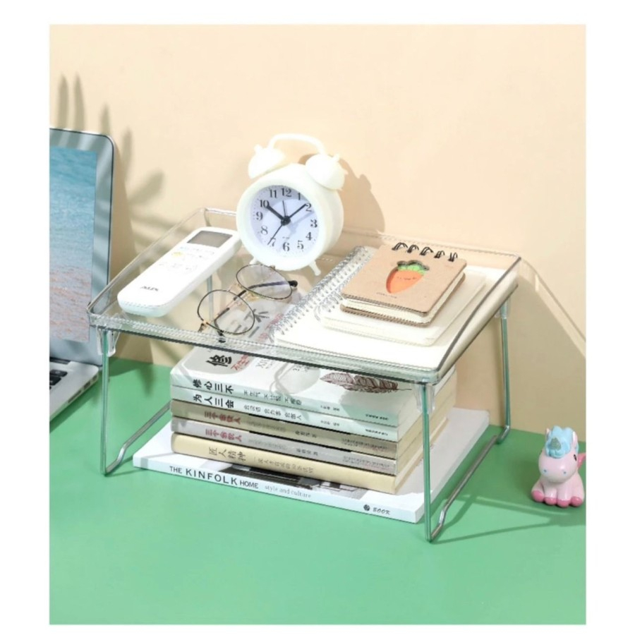 Jual Rak Plastik Serbaguna/Rak Transparan Lipat/Rak Penyimpanan Akrilik ...